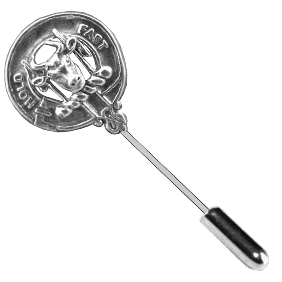 Macleod (harris) Clan Crest Stick or Cravat Pin, Sterling Silver - Etsy