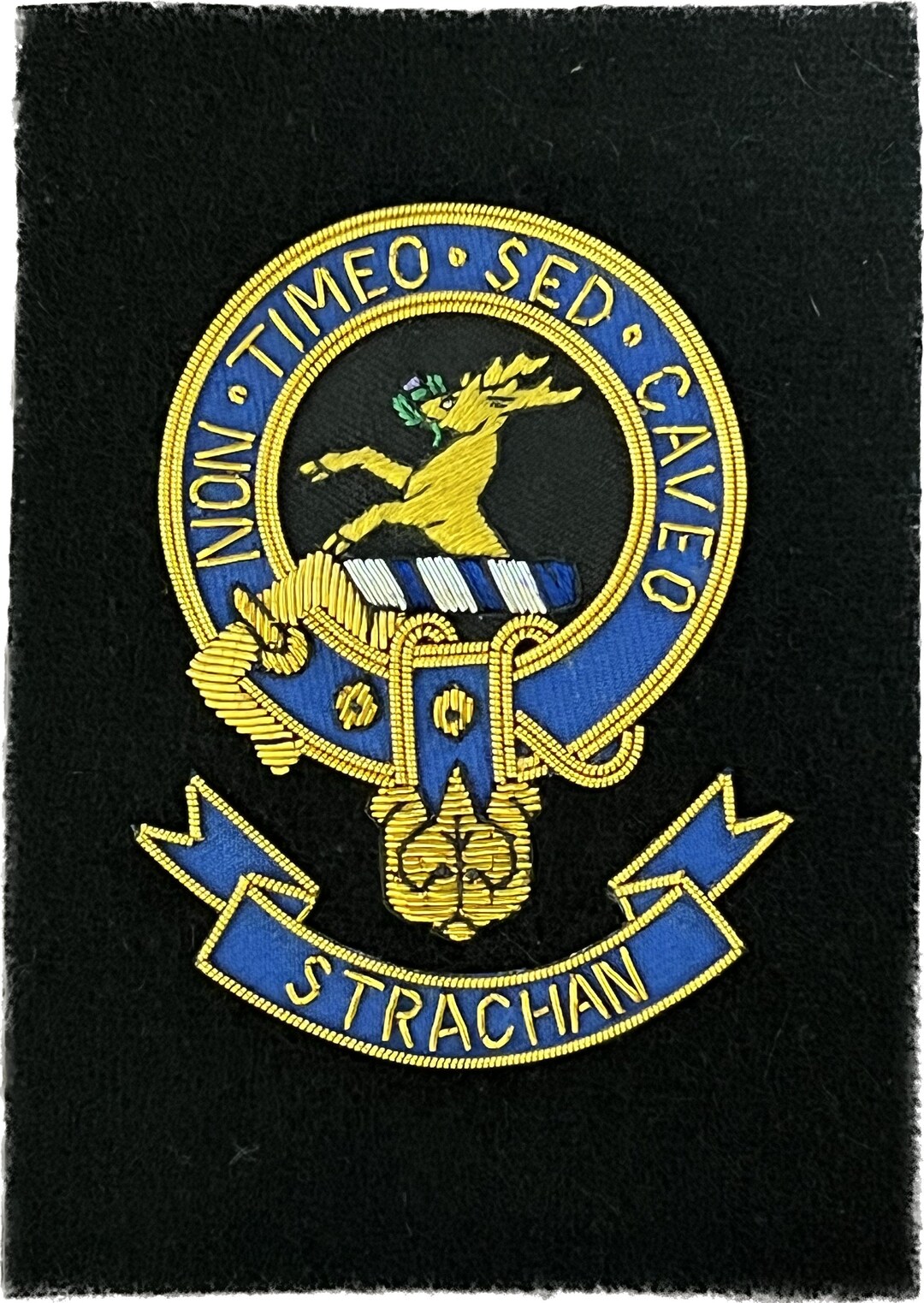 Strachan Scottish Clan Embroidered Crest - Etsy