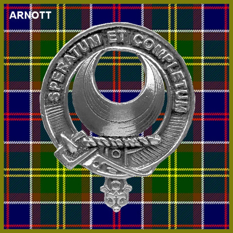 Arnott Clan Crest Scottish Cap Badge CB02 - Etsy