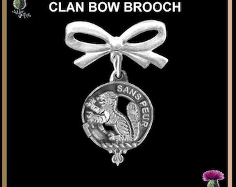Victorian Scottish Sterling Silver 'sans Peur' Sutherland Clan Brooch ...