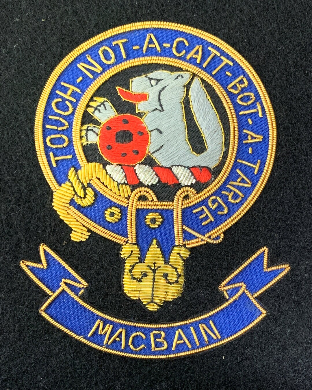 Macbain Scottish Clan Embroidered Crest - Etsy