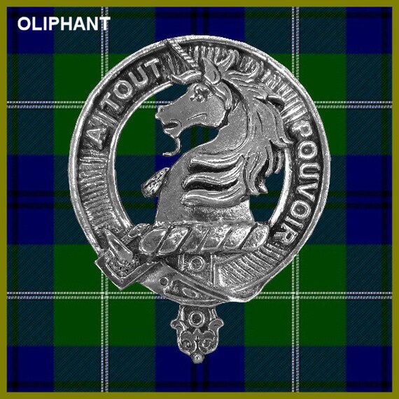 Oliphant Clan Crest Scottish Cap Badge CB02 - Etsy
