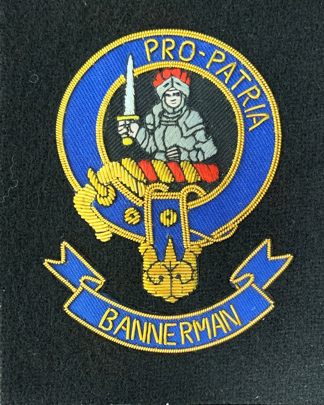 Bannerman Scottish Clan Embroidered Crest - Etsy