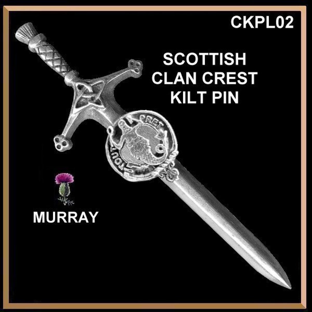 Murray (mermaid) Clan Crest Kilt Pin, Scottish Pin ~ CKP02 - Etsy