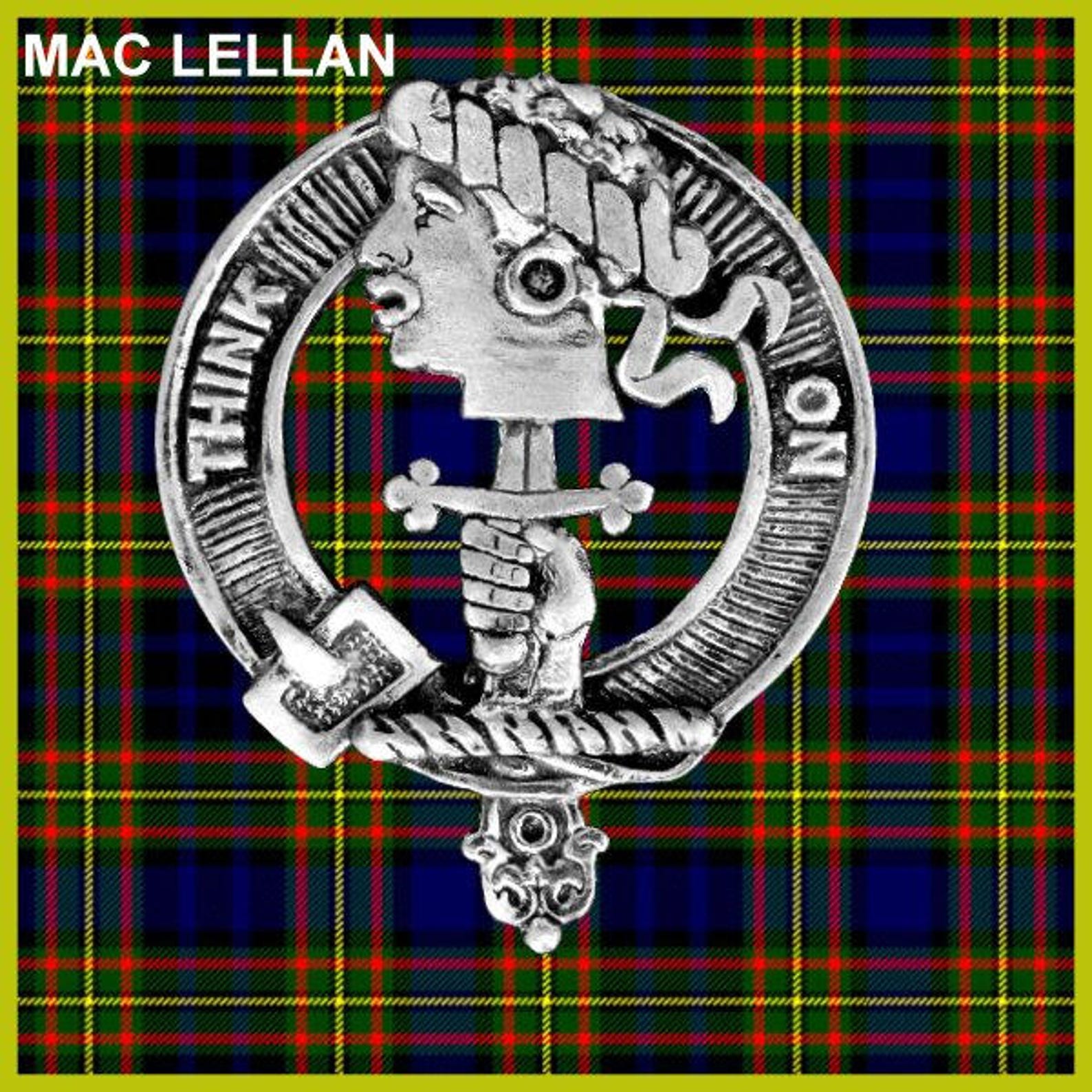 Maclellan Clan Crest Scottish Cap Badge CB02 - Etsy