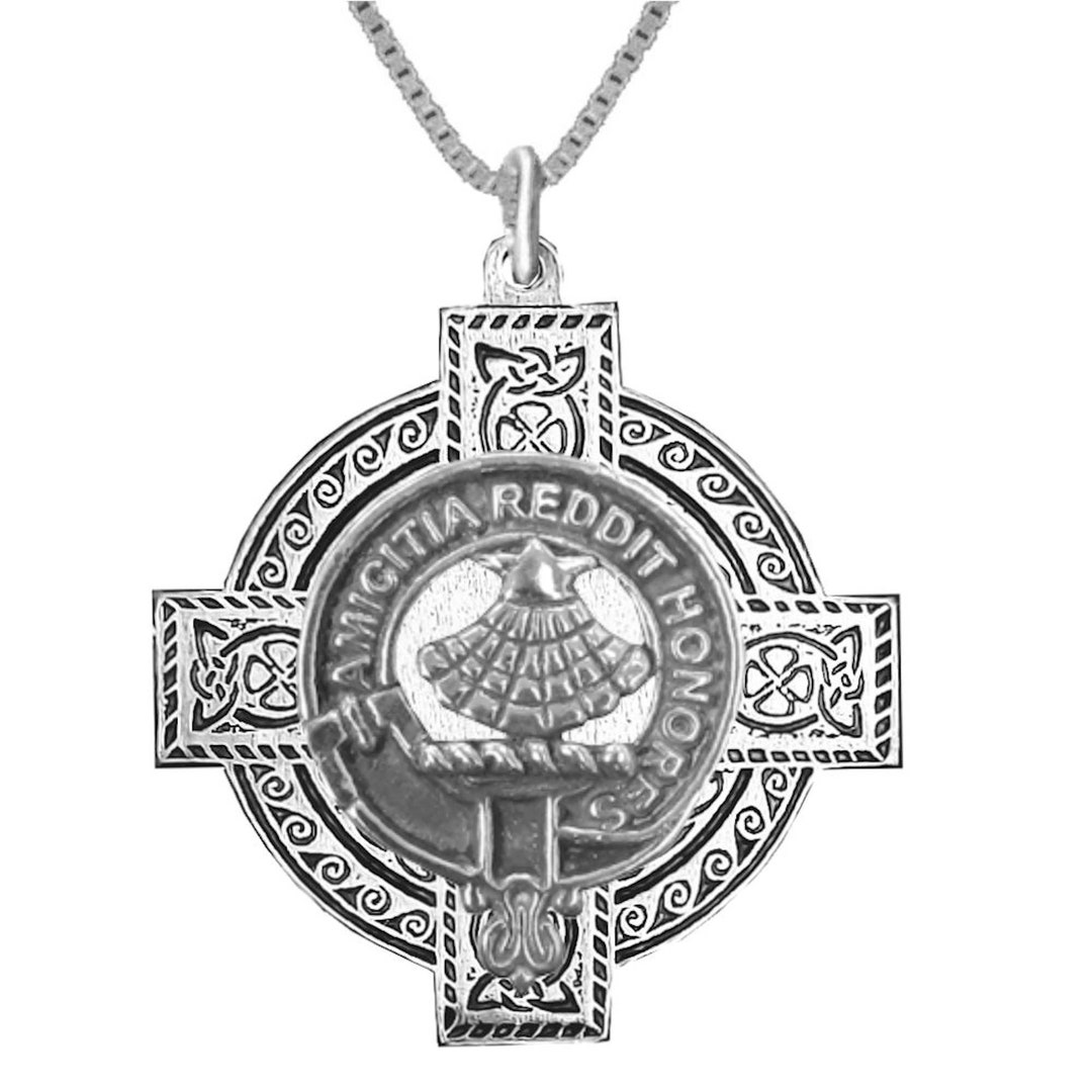 Pringle Clan Crest Celtic Cross Pendant Scottish ~ CLP04 - Etsy