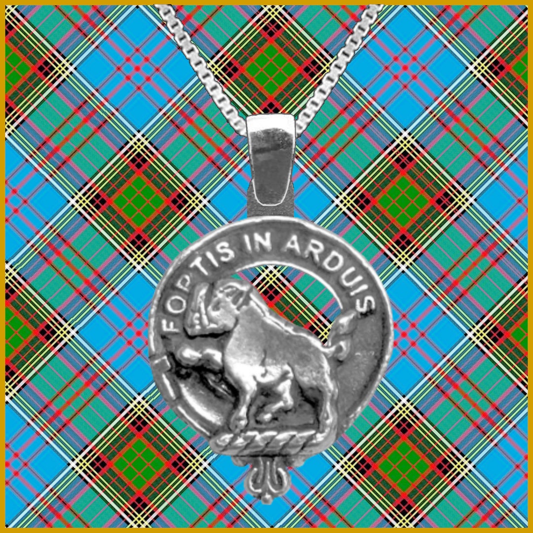 Findlay Large 1" Scottish Clan Crest Pendant - Sterling Silver - Etsy