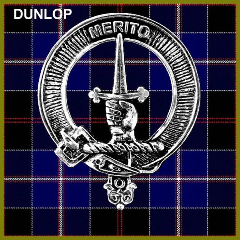 Dunlop Clan Crest Scottish Cap Badge CB02 - Etsy