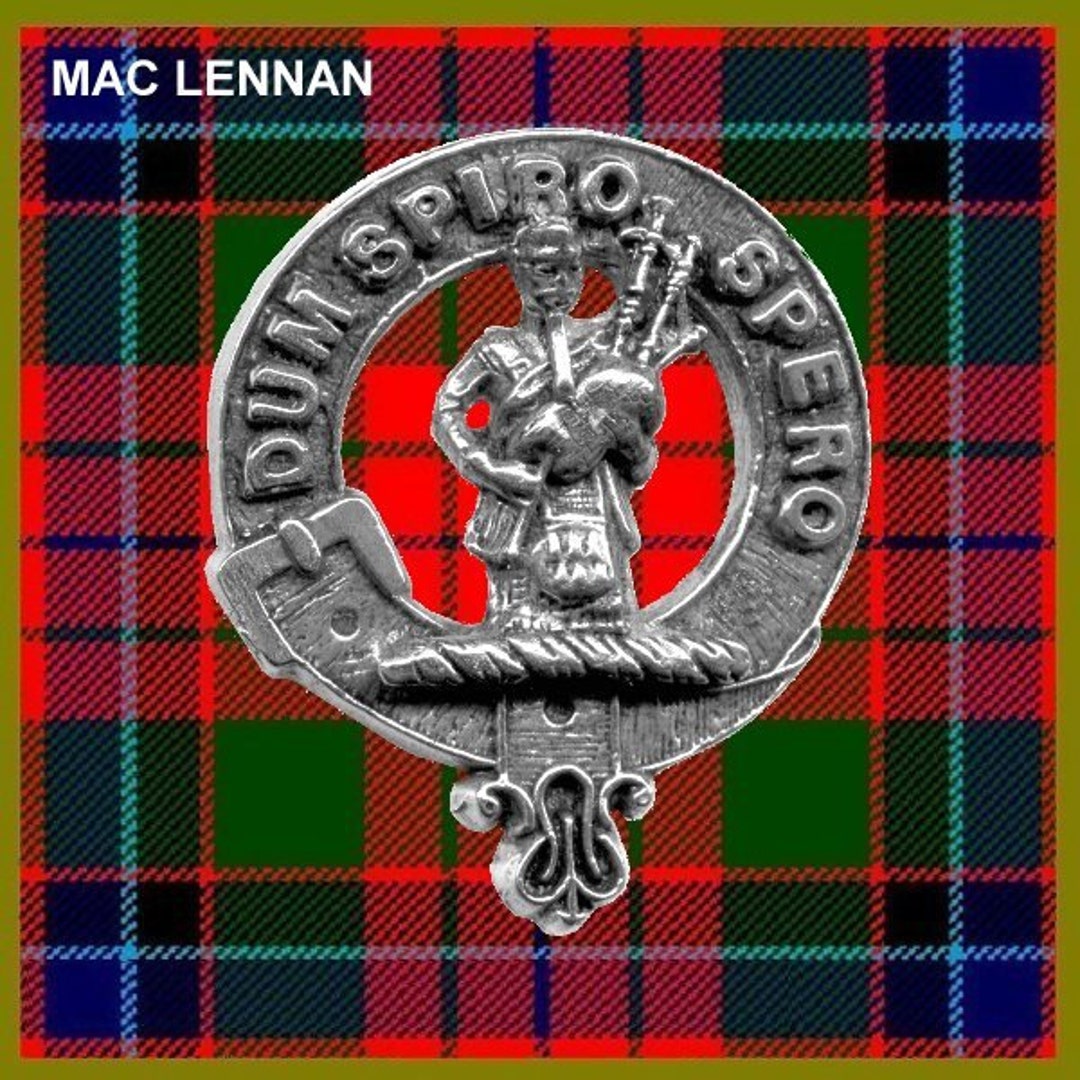 Maclennan Clan Crest Scottish Pewter Cap Badge CB01 - Etsy