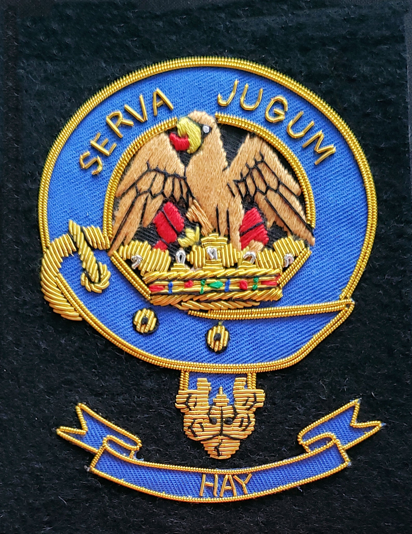Hay Scottish Clan Embroidered Crest - Etsy