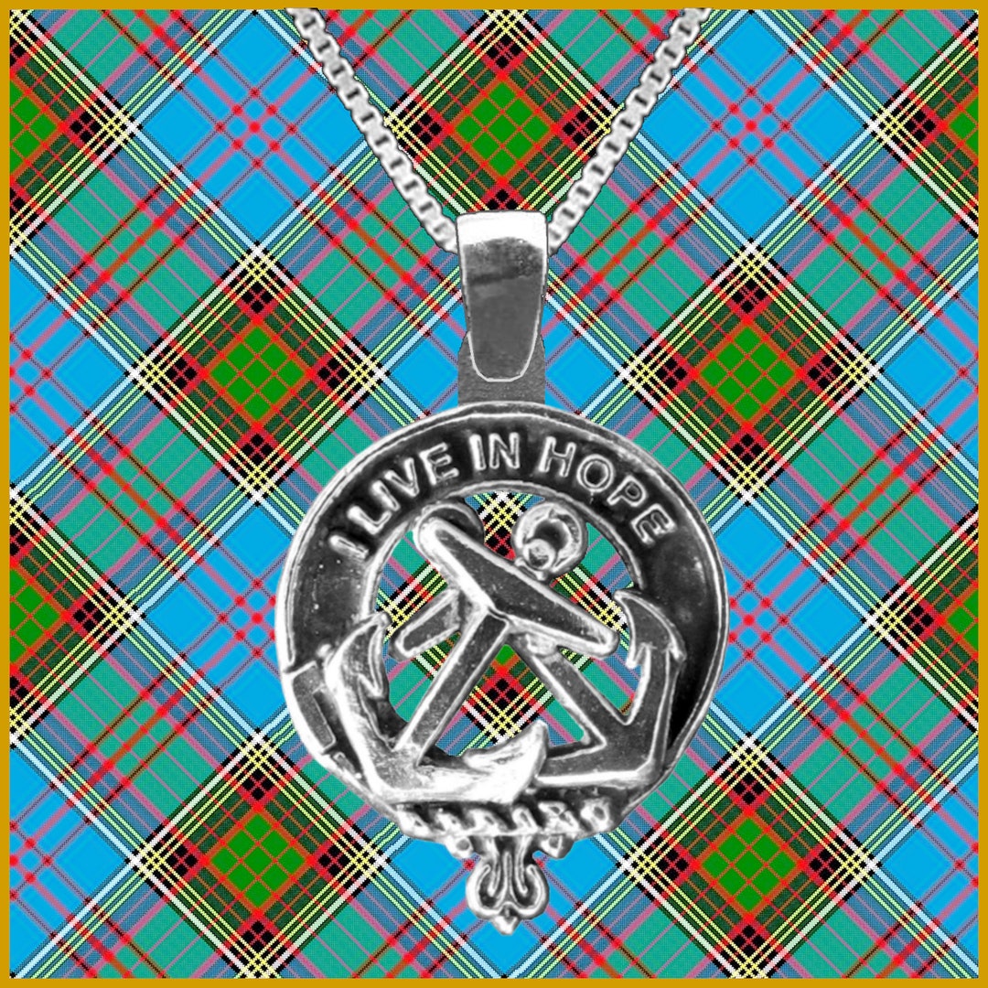 Kinnear Large 1" Scottish Clan Crest Pendant - Sterling Silver - Etsy