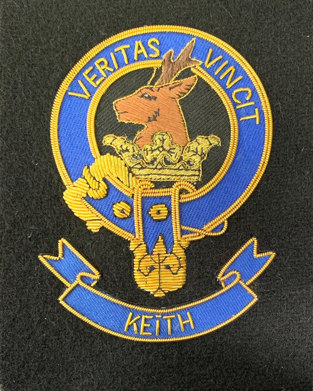 Keith Scottish Clan Embroidered Crest - Etsy