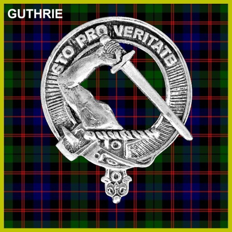 Guthrie Clan Crest Scottish Cap Badge CB02 - Etsy UK