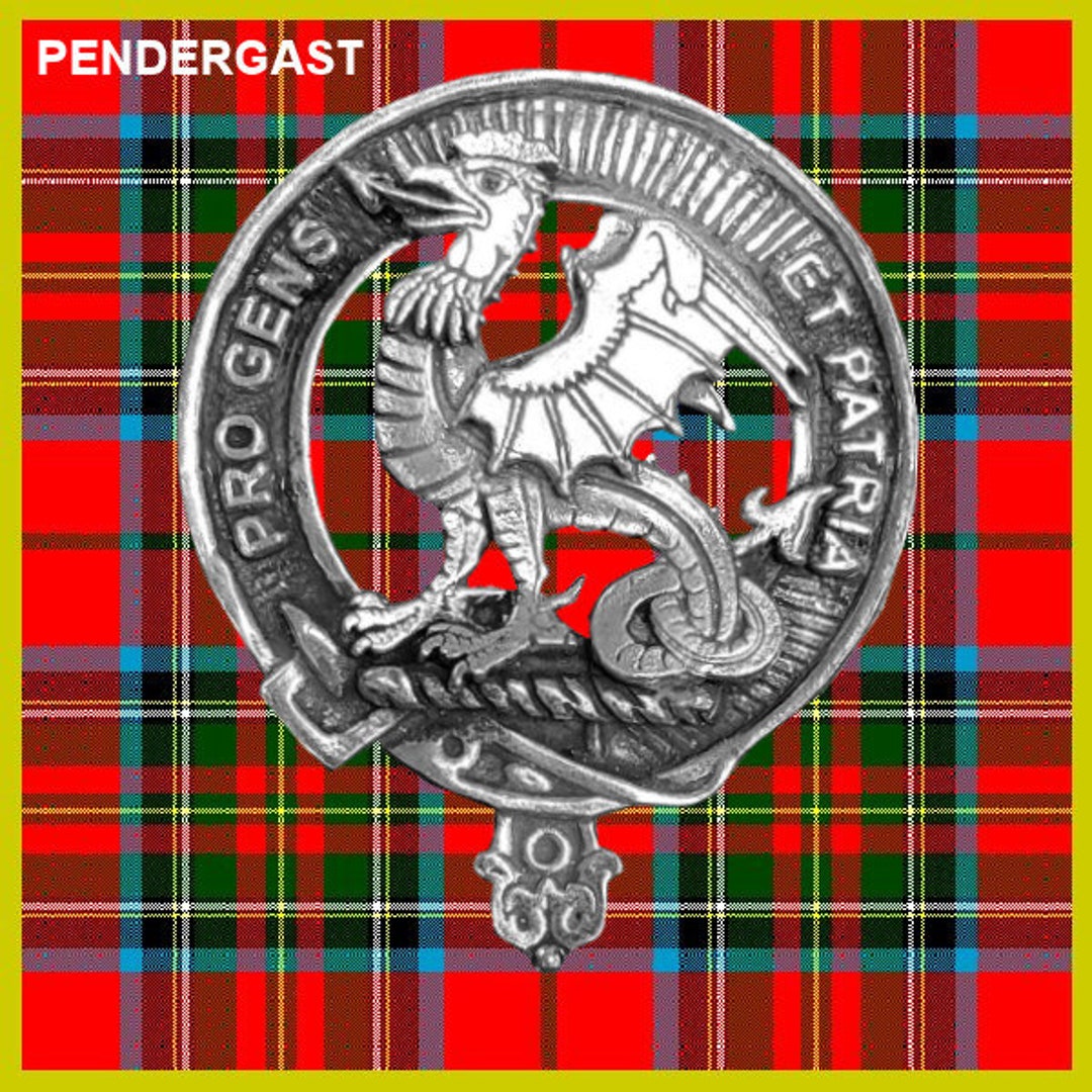 Pendergast Clan Crest Scottish Cap Badge CB02 - Etsy