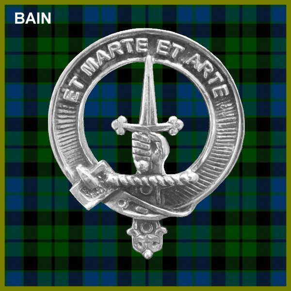 Bain Clan Crest Scottish Cap Badge CB02 | Etsy