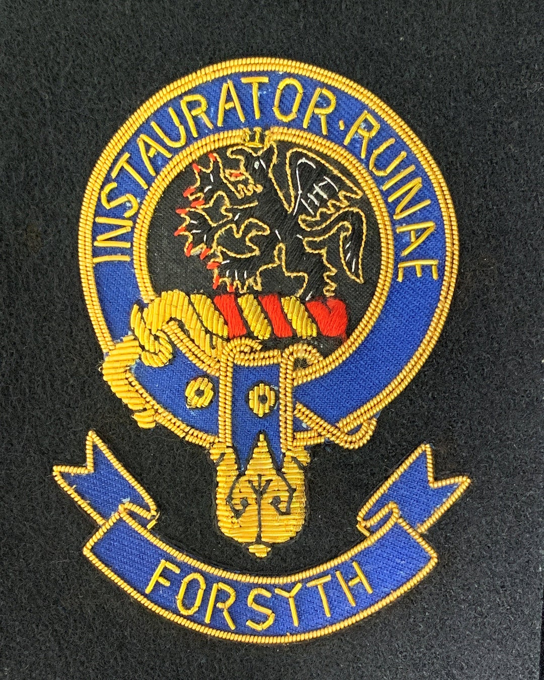 Forsyth Scottish Clan Embroidered Crest - Etsy