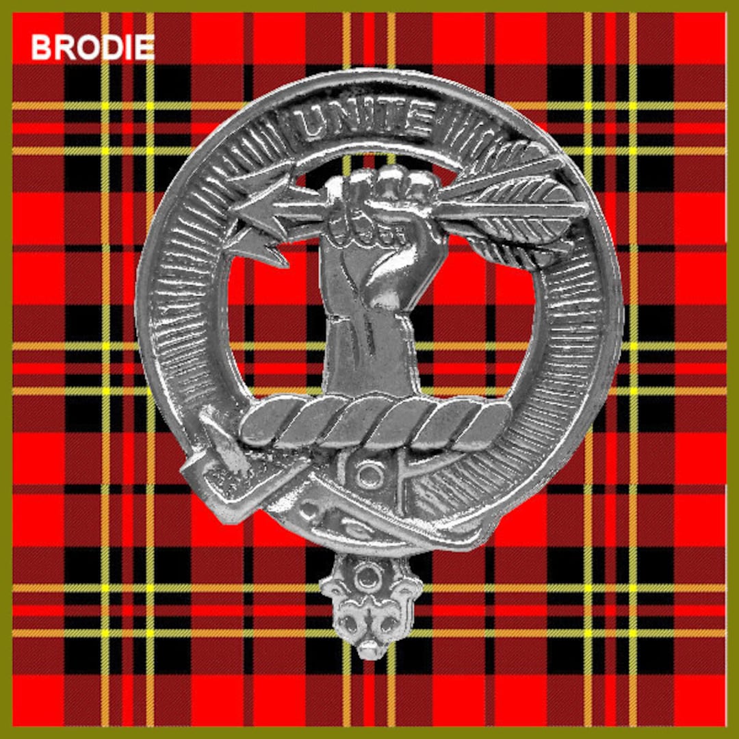 Brodie Clan Crest Scottish Cap Badge CB02 - Etsy UK