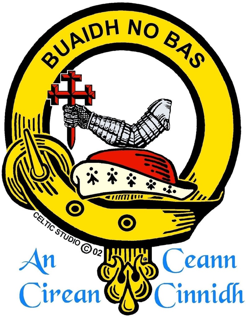 Macdougall Clan Crest Interlace Kilt Buckle Scottish Badge - Etsy