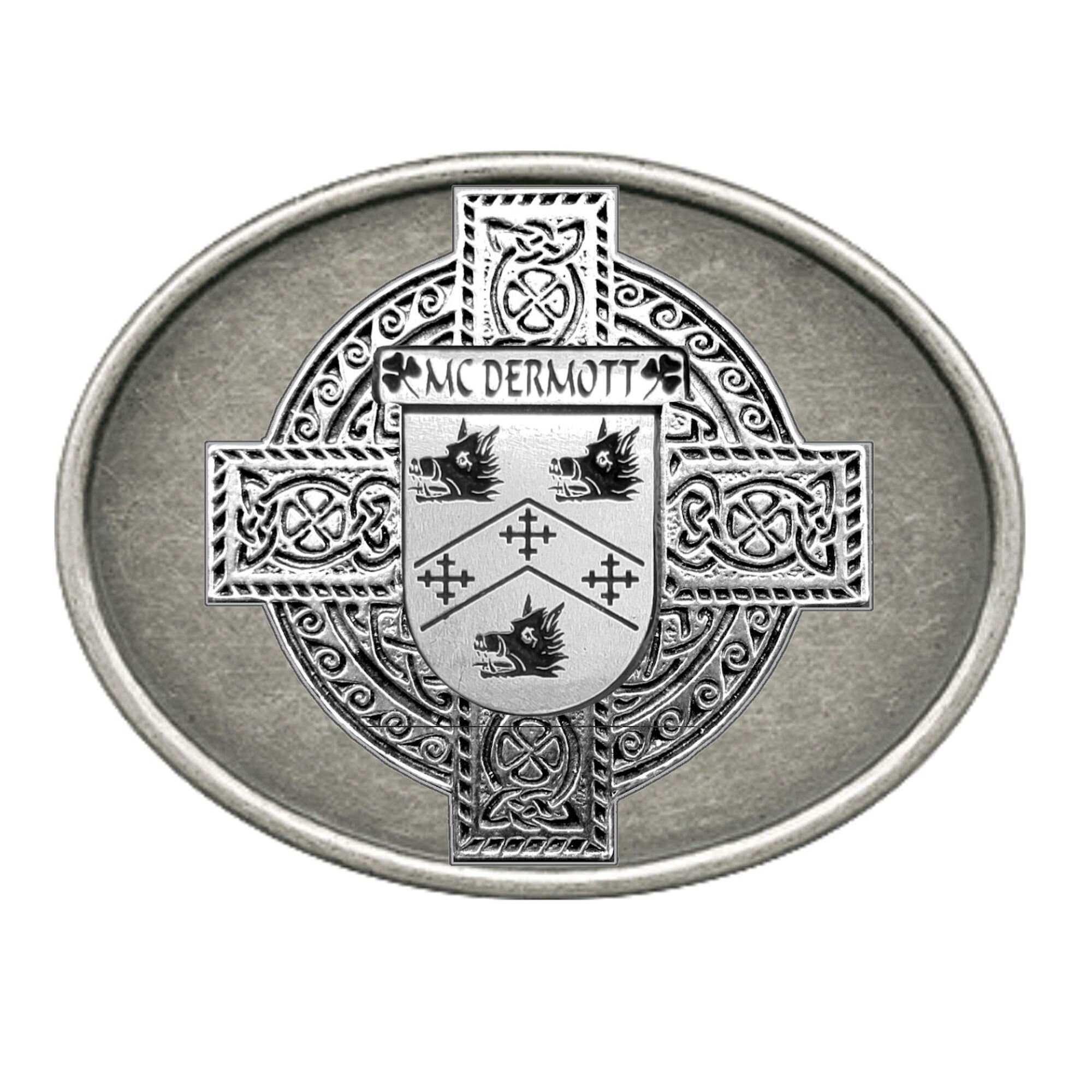 Mcdermott Irish Coat of Arms Regular Buckle - Etsy UK