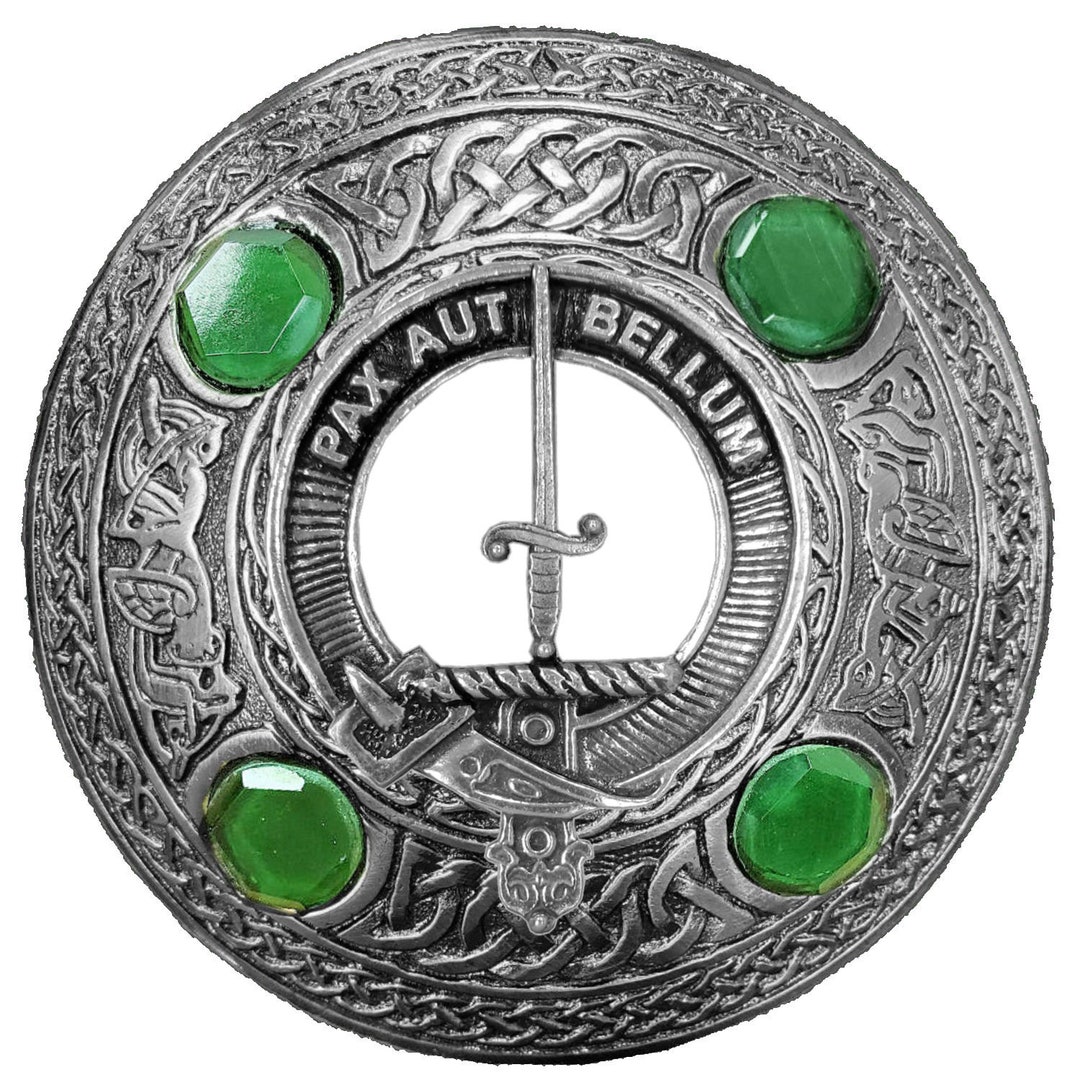 Blaine Clan Crest Badge Scottish Celtic Interlace Plaid Brooch - Etsy