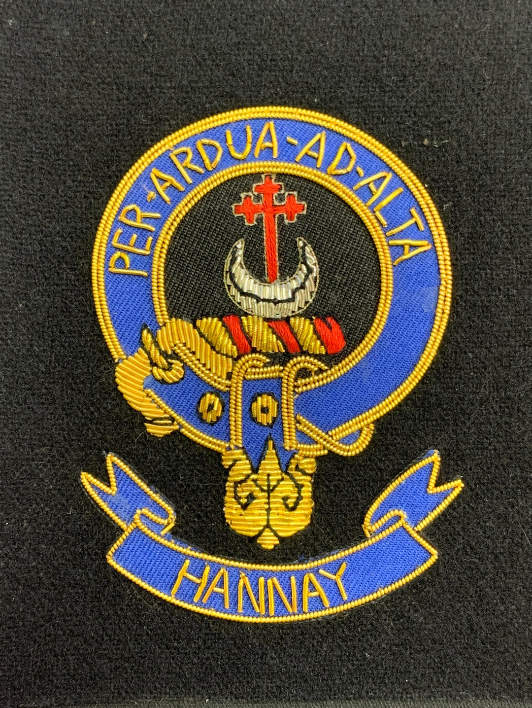 Hannay Scottish Clan Embroidered Crest - Etsy