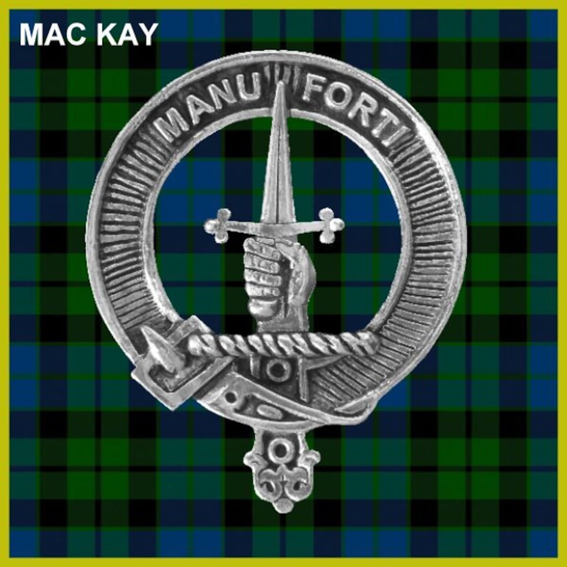 Mackay Clan Crest Scottish Cap Badge CB02 - Etsy