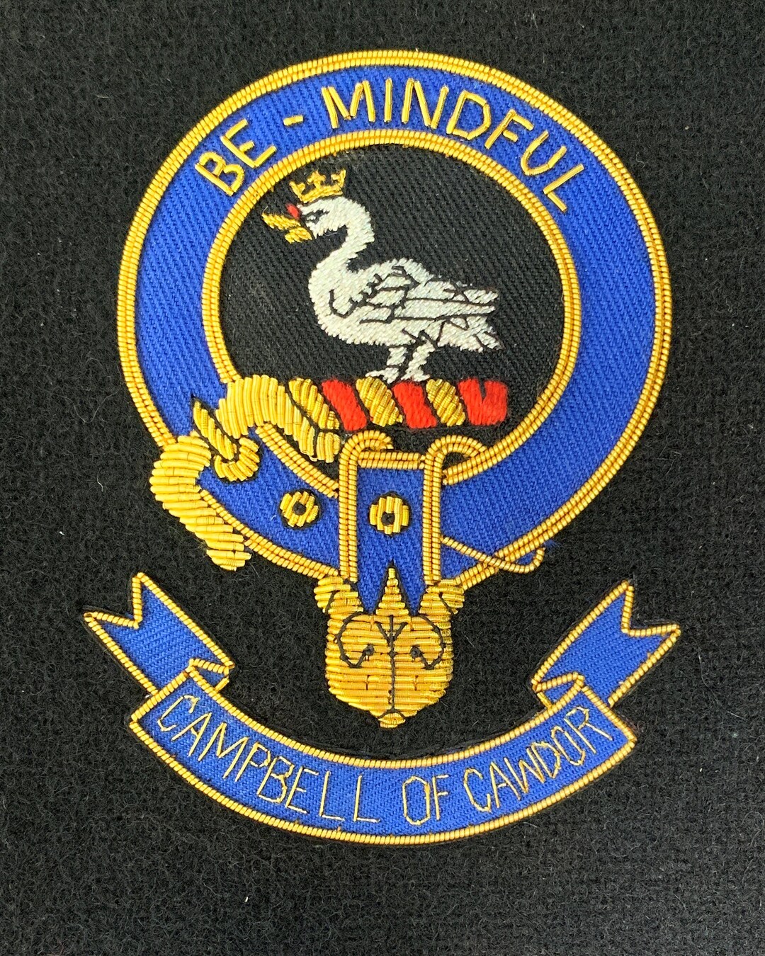 Campbell Calder Scottish Clan Embroidered Crest - Etsy