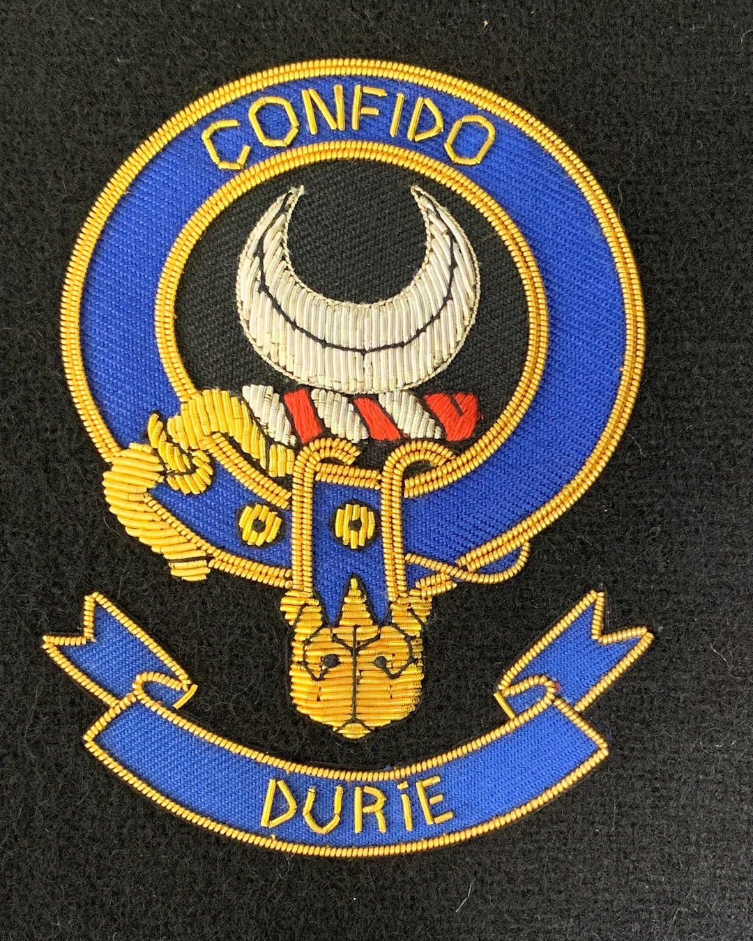 Durie Scottish Clan Embroidered Crest - Etsy