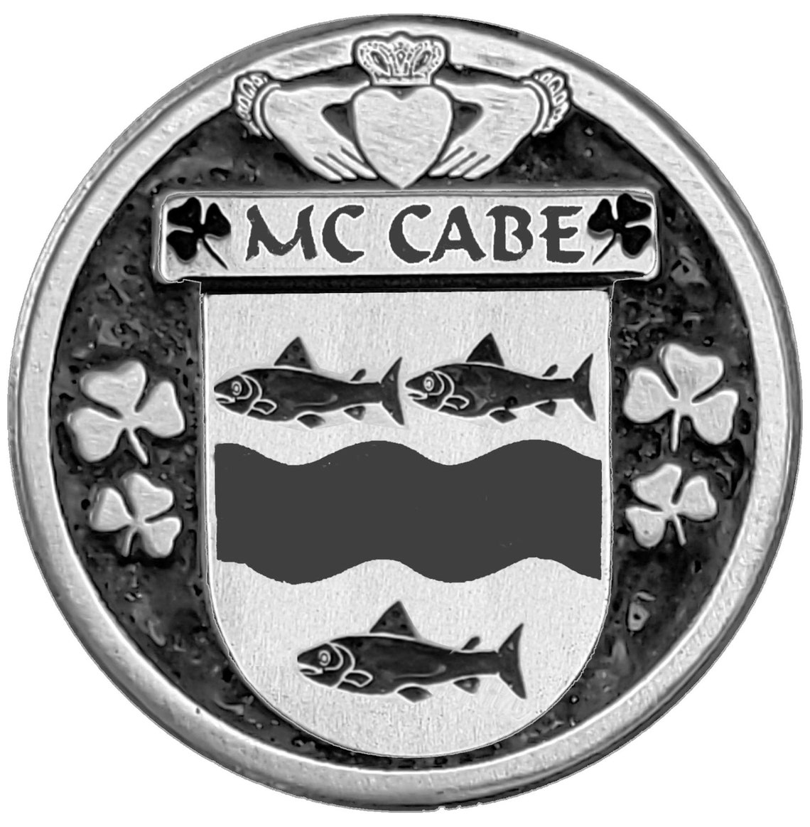 Mccabe Irish Coat of Arms Dress Fur Sporran | Etsy