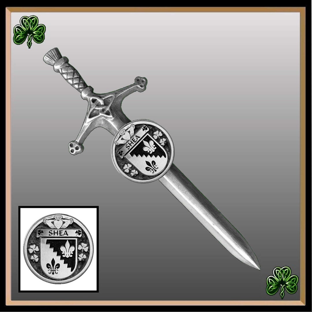 Shea Irish Coat of Arms Disk Kilt Pin - Etsy
