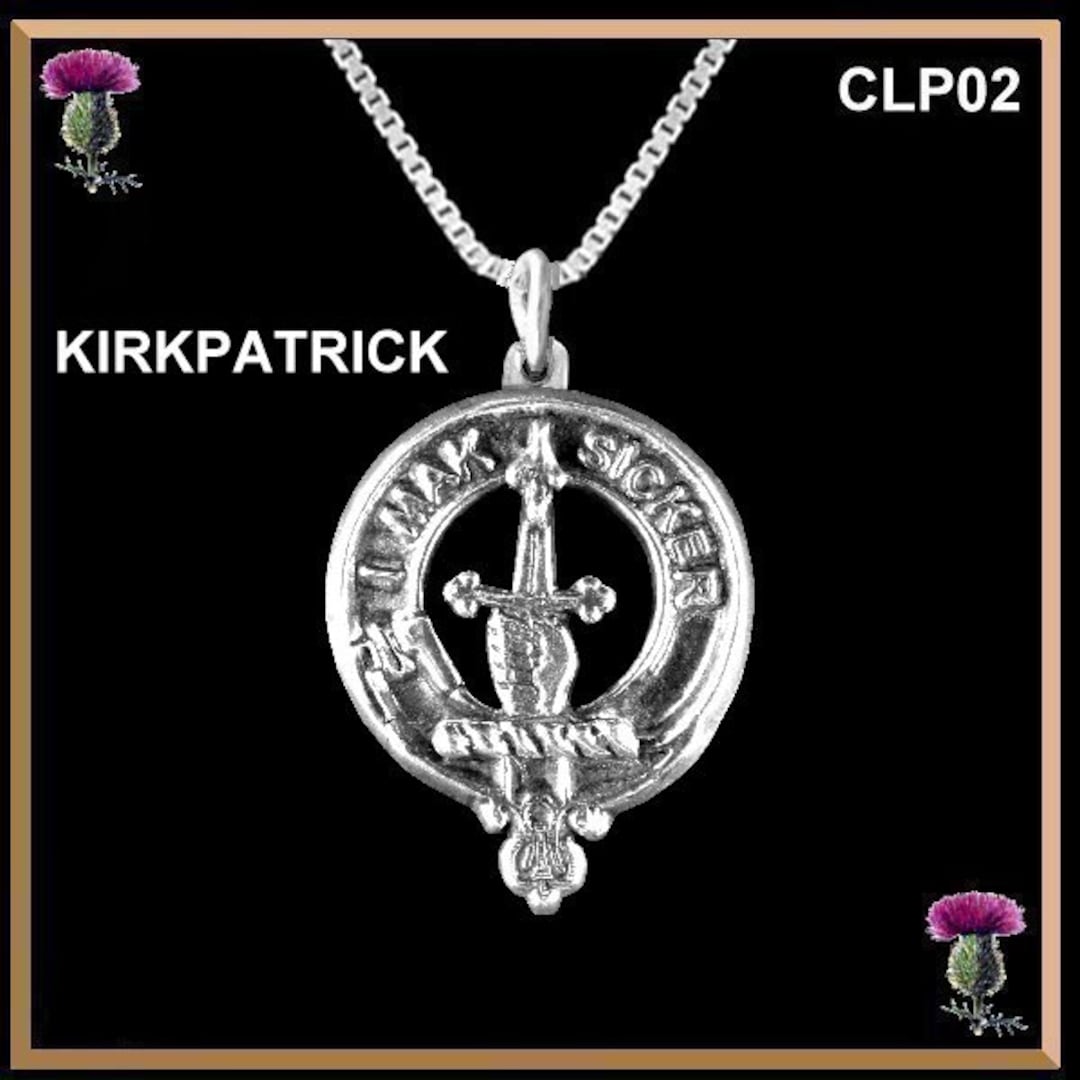 Kirkpatrick Clan Crest Scottish Pendant CLP02 - Etsy