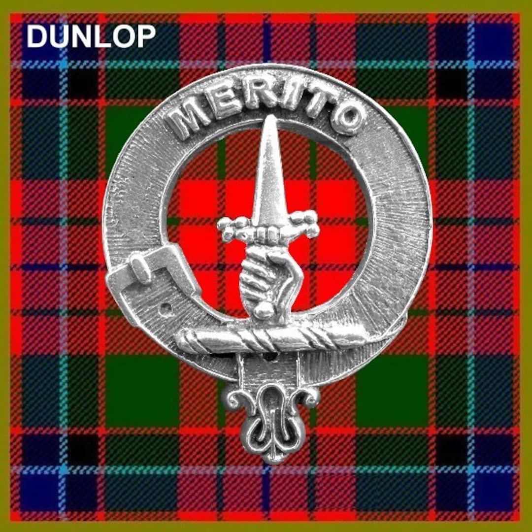 Dunlop Clan Crest Scottish Pewter Cap Badge CB01 - Etsy