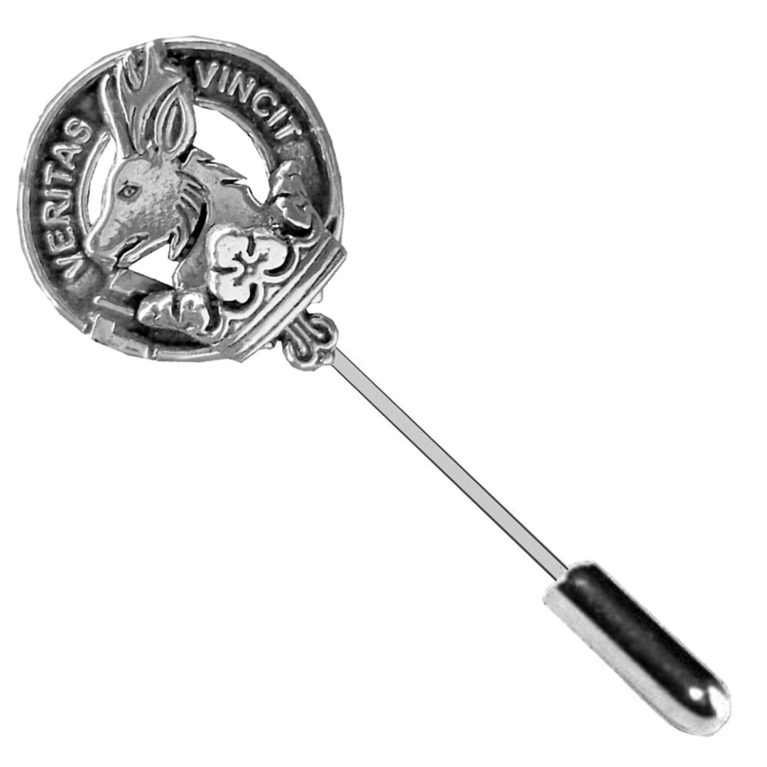 Keith Clan Crest Stick or Cravat Pin, Sterling Silver - Etsy