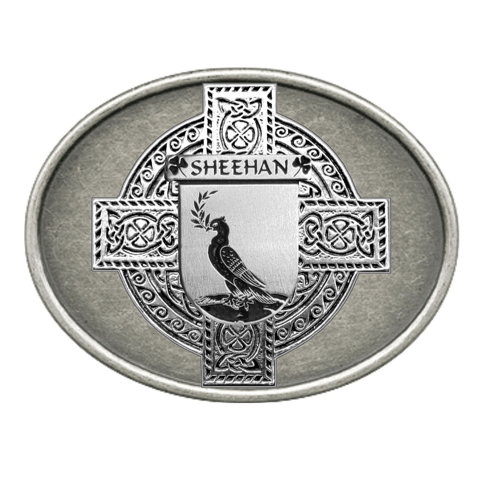 Sheehan Irish Coat of Arms Regular Buckle - Etsy