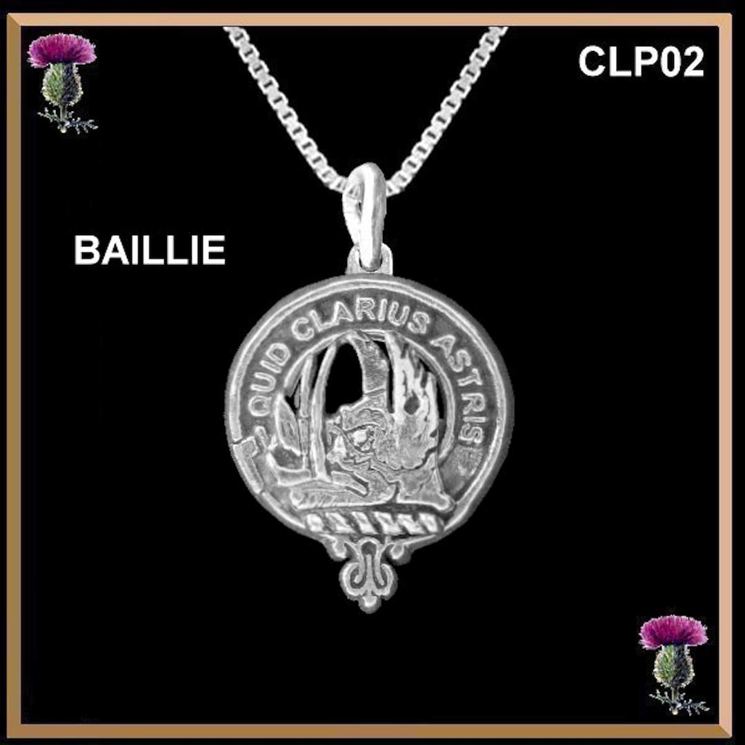 Baillie Clan Crest Scottish Pendant CLP02 - Etsy
