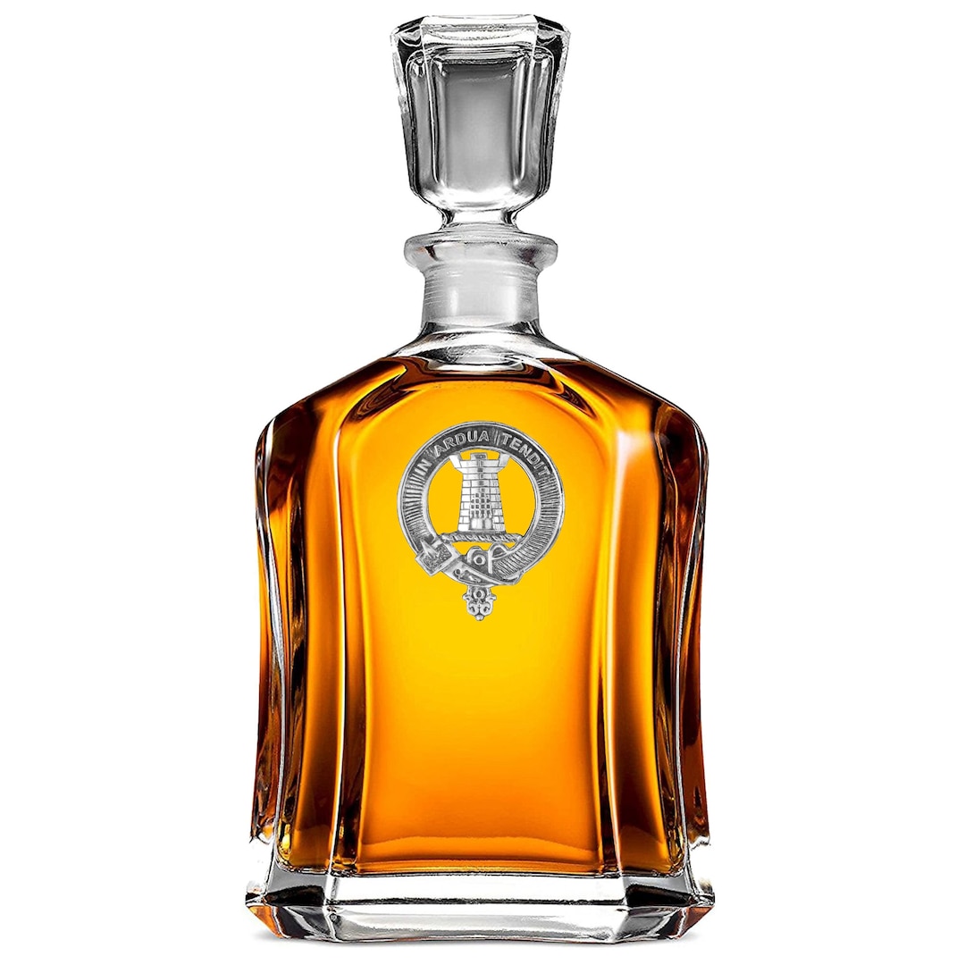 Maccallum Clan Crest Badge Whiskey Decanter - Etsy
