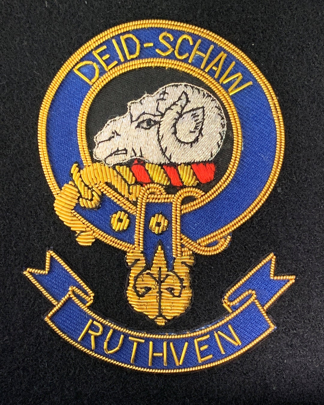 Ruthven Scottish Clan Embroidered Crest - Etsy