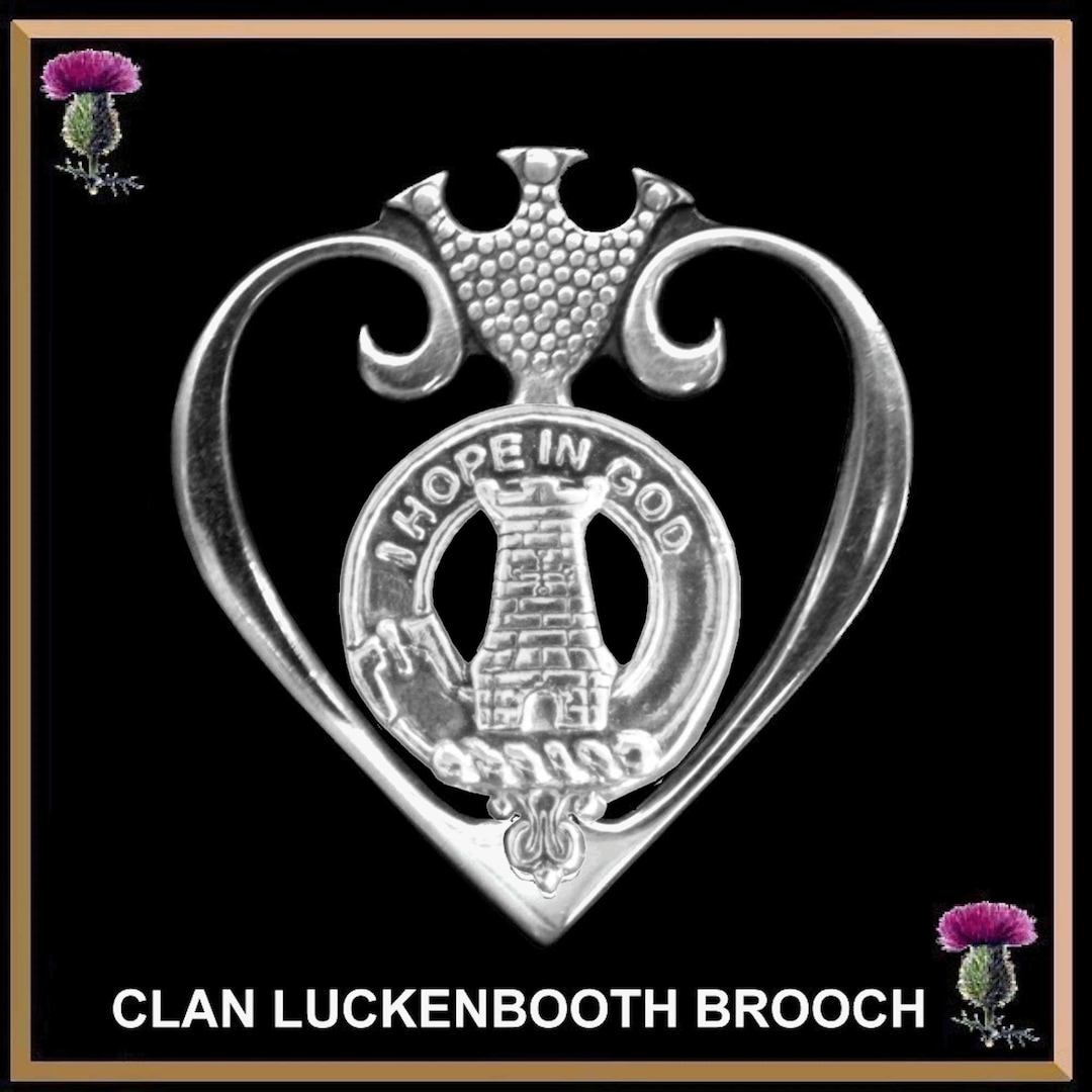 Macnaughton Clan Crest Luckenbooth Brooch or Pendant - Etsy