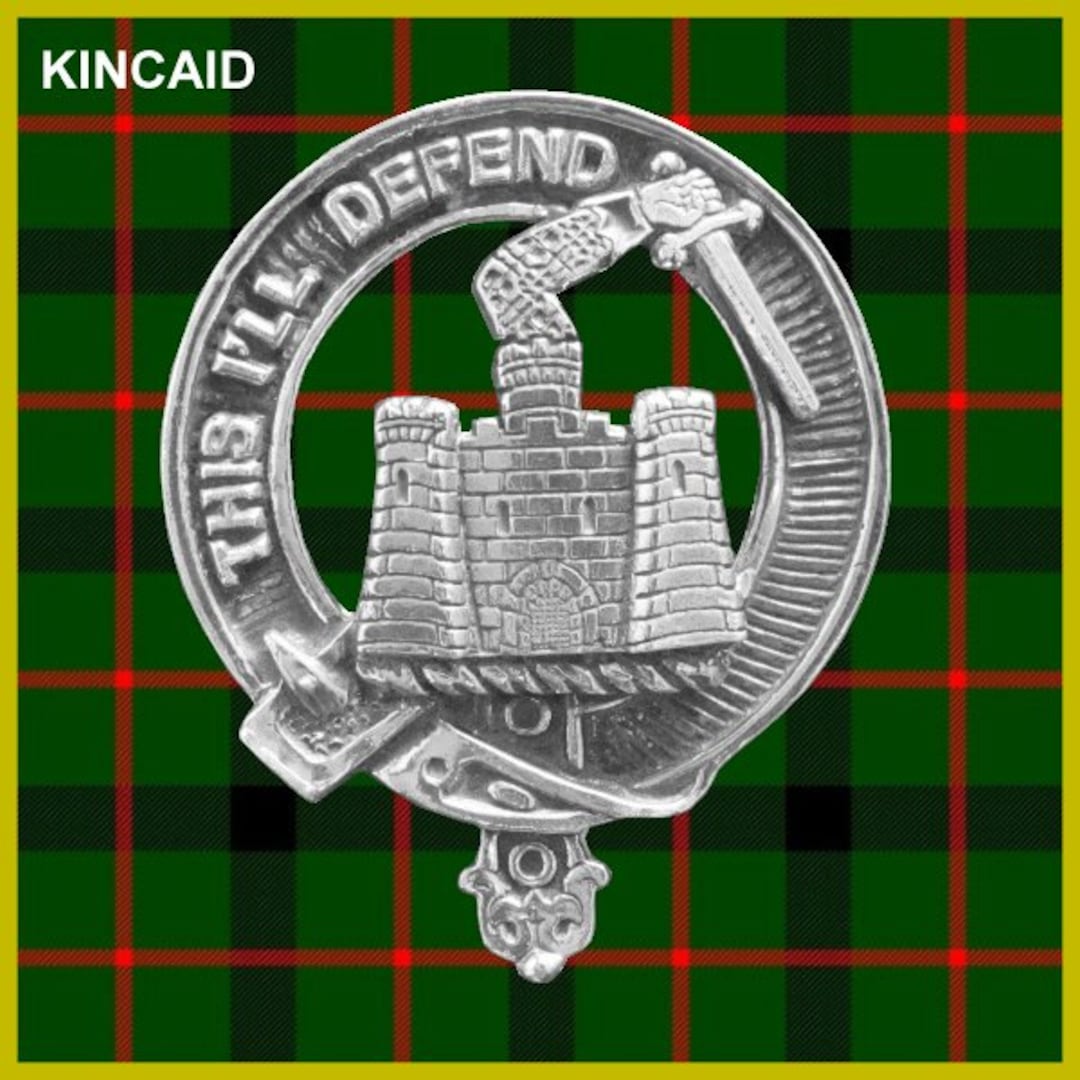 Kincaid Clan Crest Scottish Cap Badge CB02 - Etsy