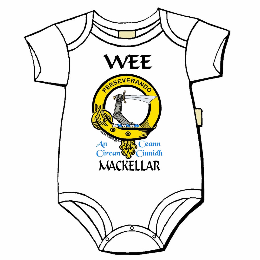 Mackellar Scottish Clan Crest Baby Jumper - Etsy