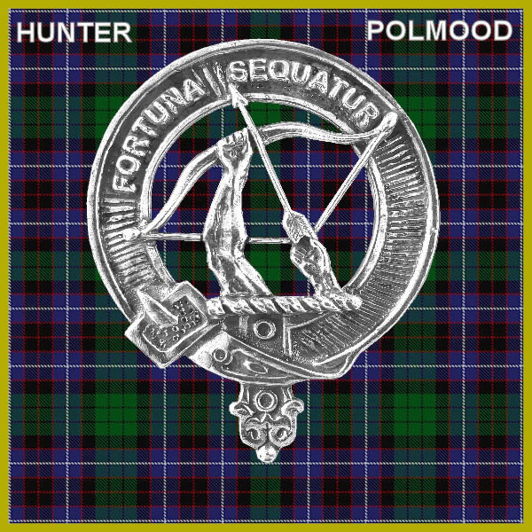 Hunter Polmood Clan Crest Scottish Cap Badge CB02 - Etsy