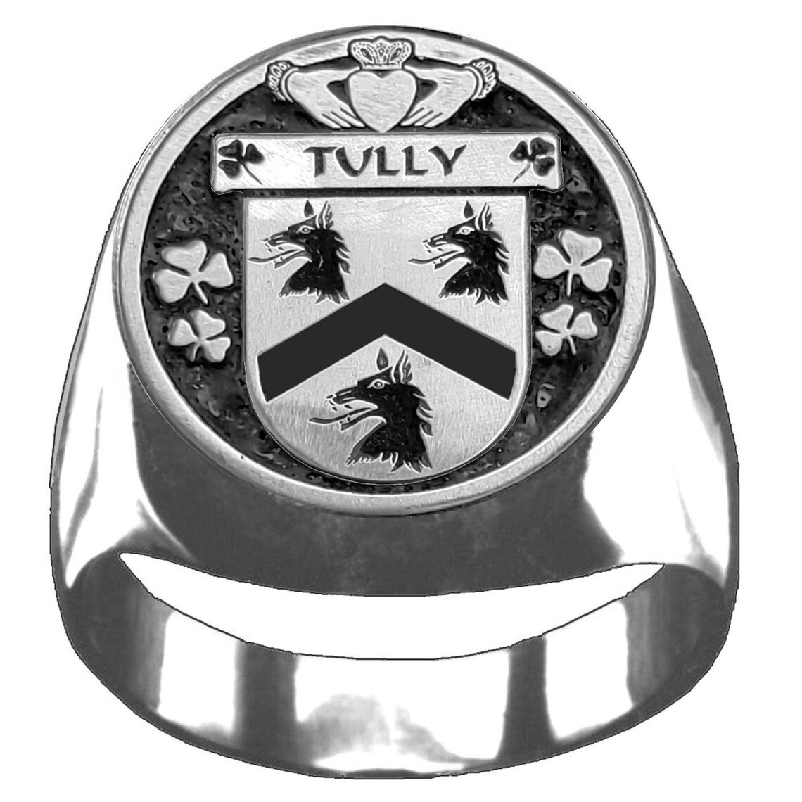 Tully Irish Coat of Arms Gents Ring IC100 - Etsy