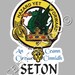 Seton Clan Crest Decal | Custom Scottish Heritage Car & Laptop Stickers ...