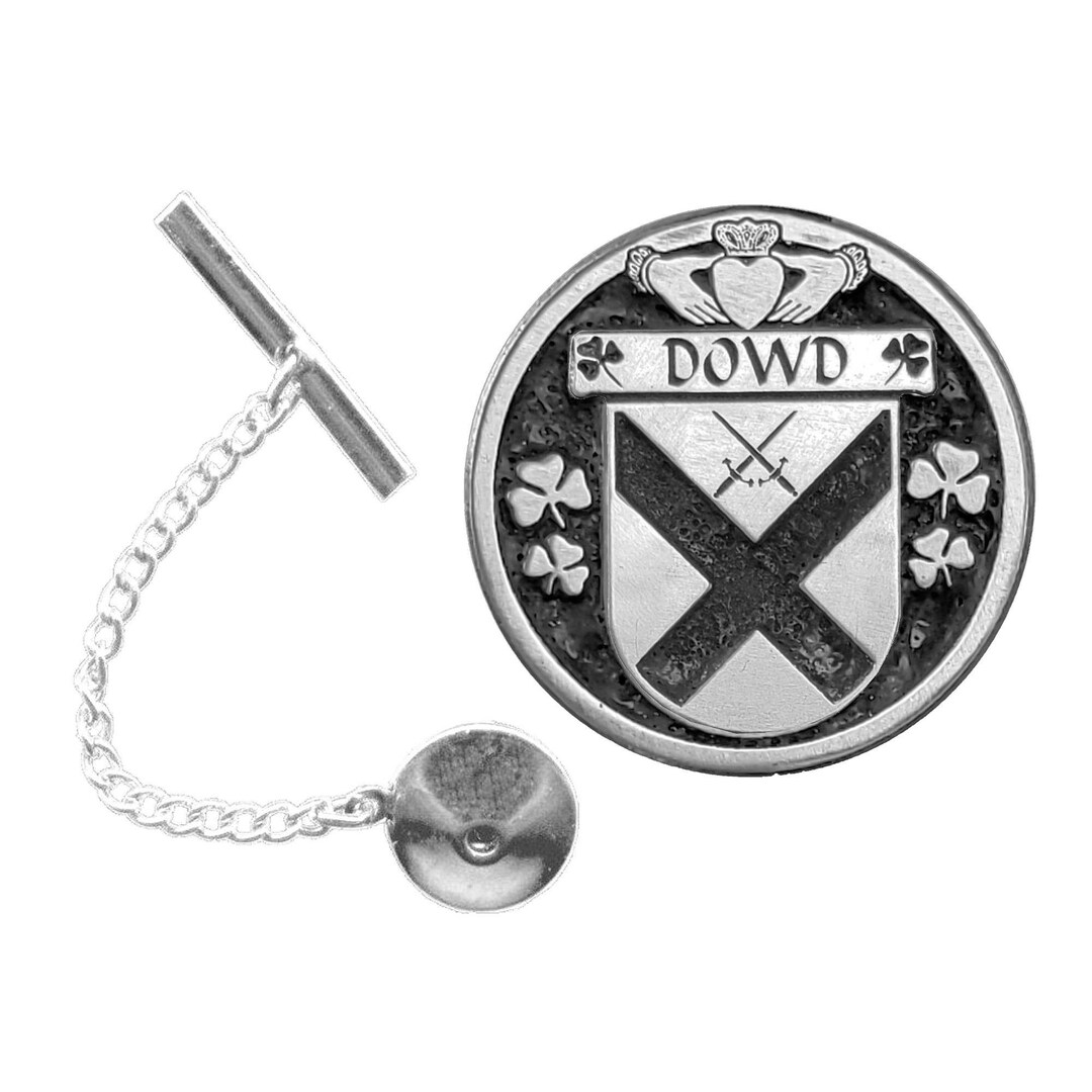 Dowd Irish Coat of Arms Disk Lapel Pin/ Tie Tack - Etsy