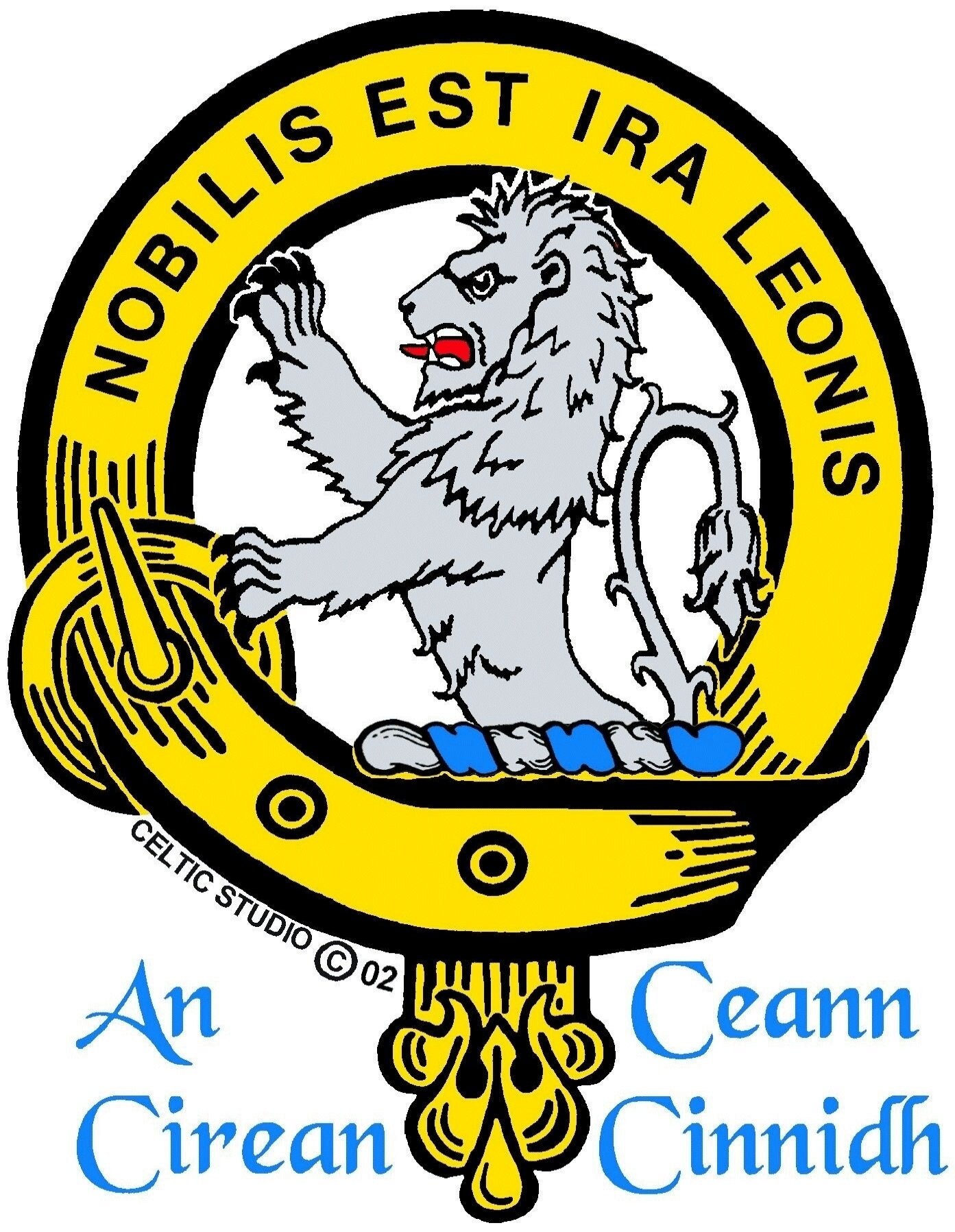 Inglis Clan Crest brazalete celta brazalete - Etsy España