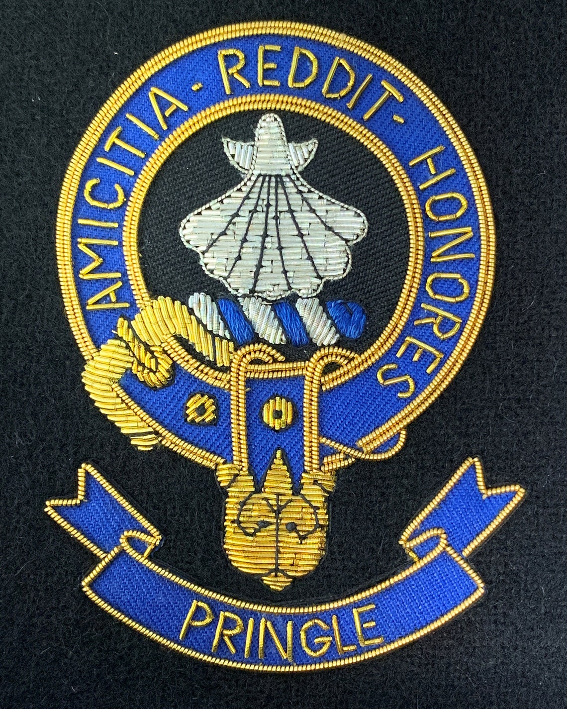 Pringle Scottish Clan Embroidered Crest - Etsy