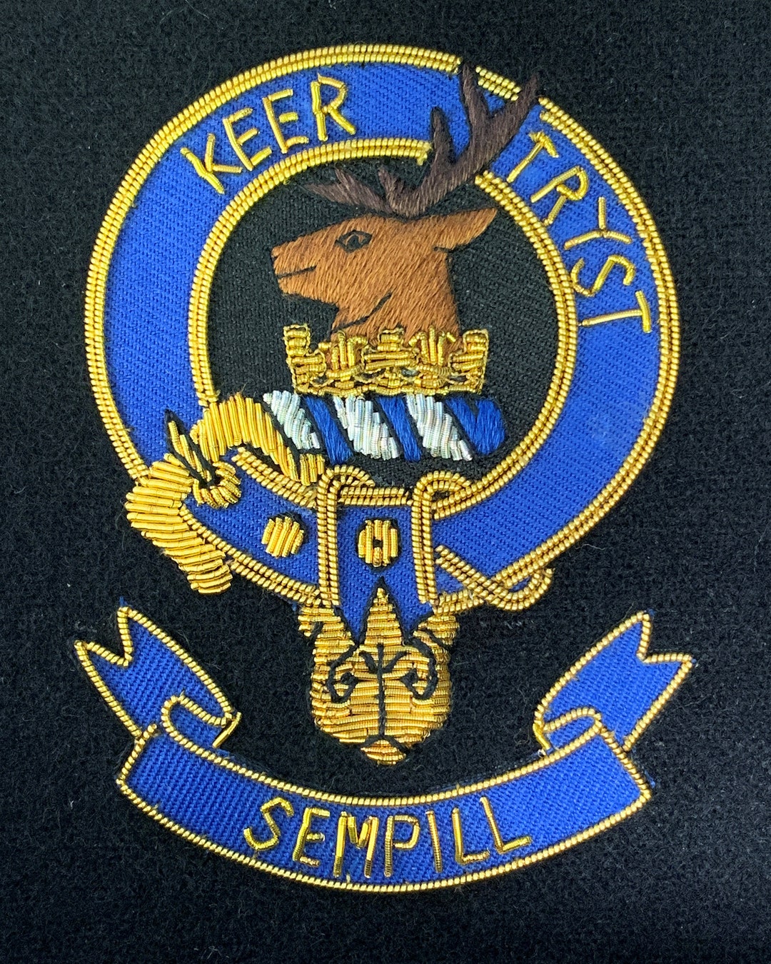 Sempill Scottish Clan Embroidered Crest - Etsy
