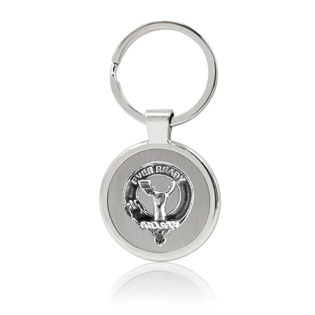 Burns Clan Crest Stainless Steel Key Ring - Etsy