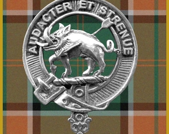 Muir Clan Crest Scottish Cap Badge CB02 | Etsy