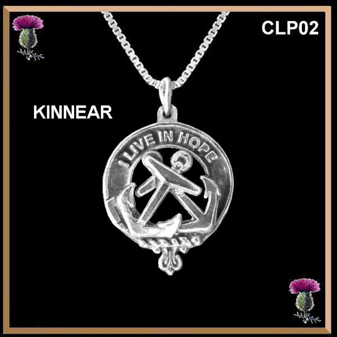 Kinnear Clan Crest Scottish Pendant CLP02 - Etsy